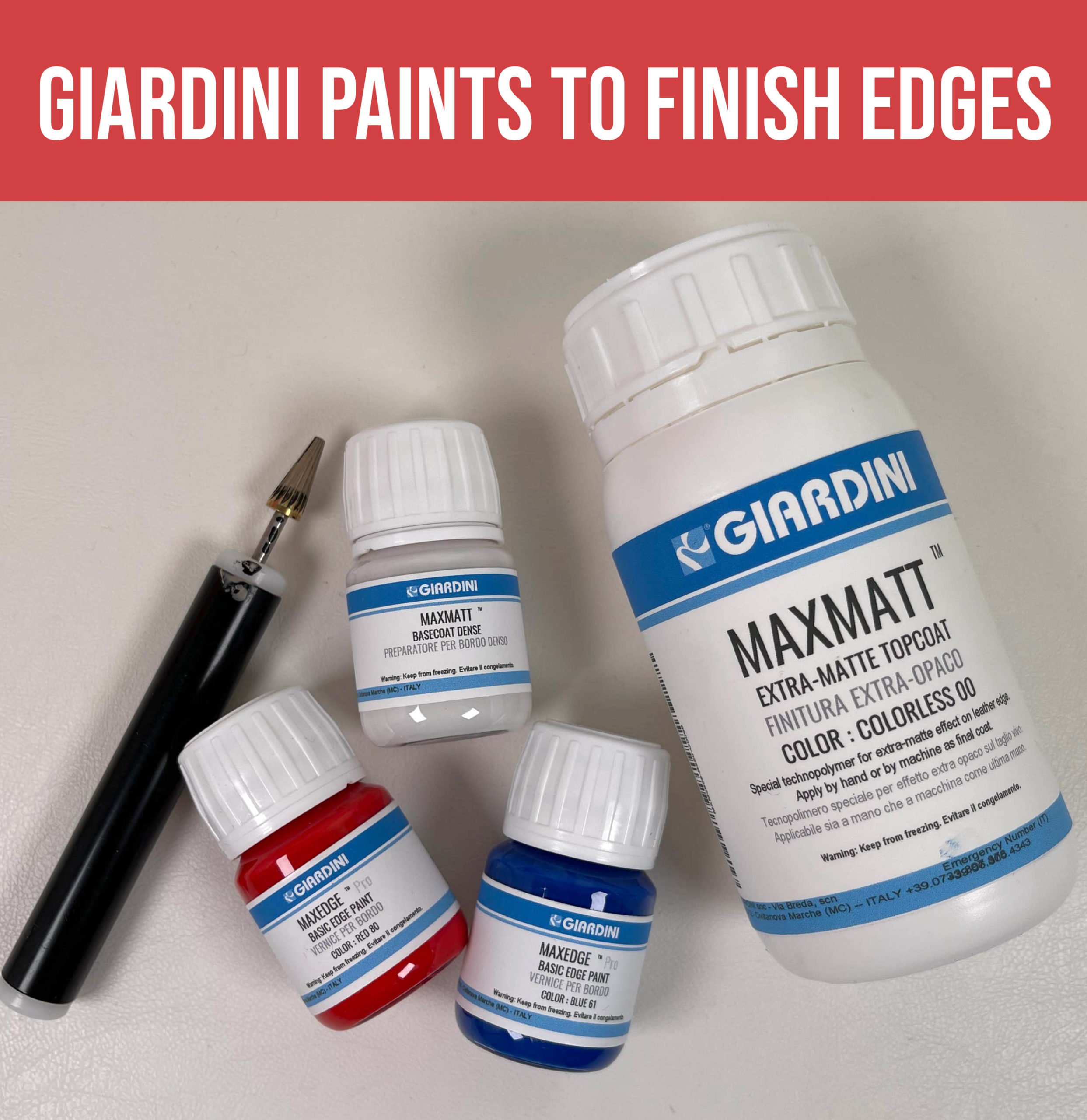 [TUTORIAL] How to use Giardini Edge Paint on Cork